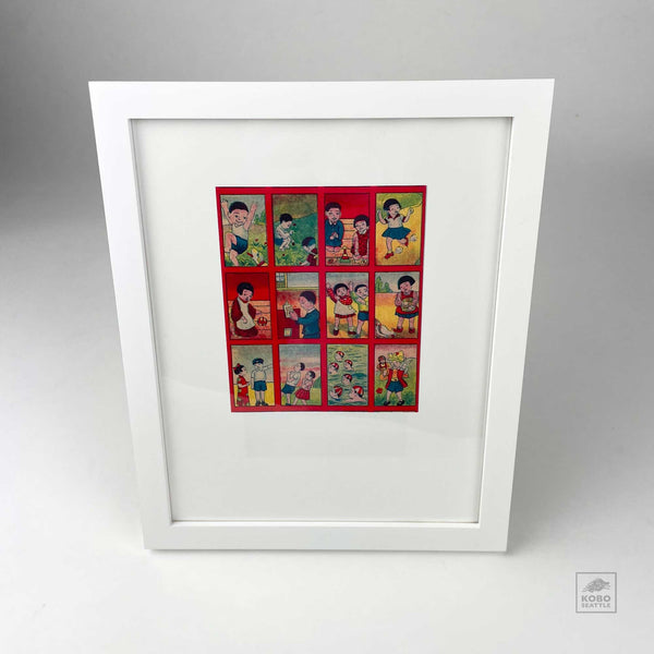 Menko Print - Everyday Activities (Framed) - KoboSeattle